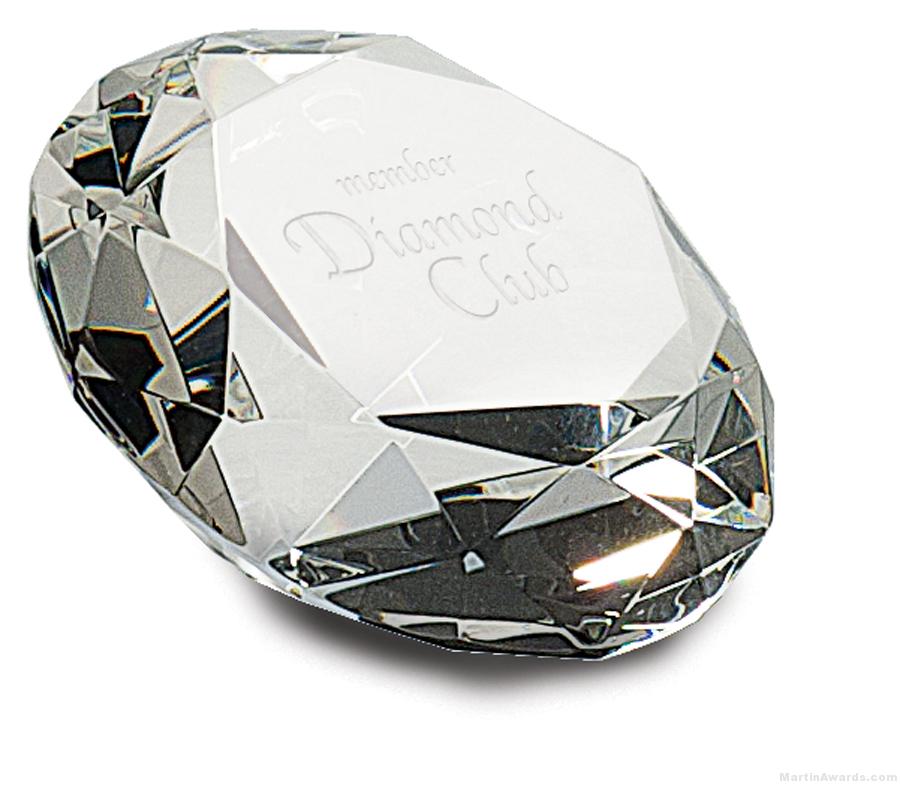 Clear Crystal Diamond Award - Martin Awards