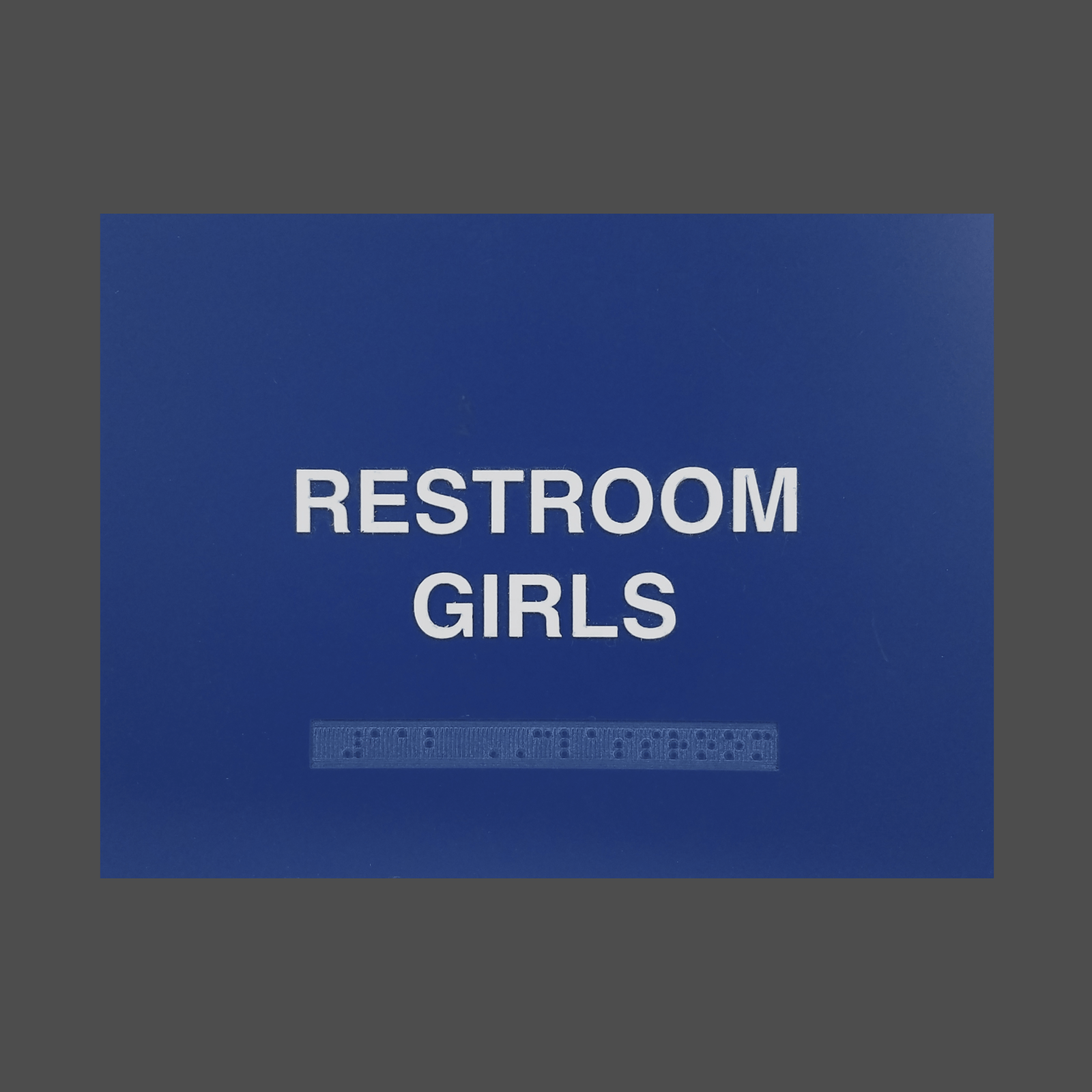 8" x 12" Plastic ADA Wall Sign - Martin Awards