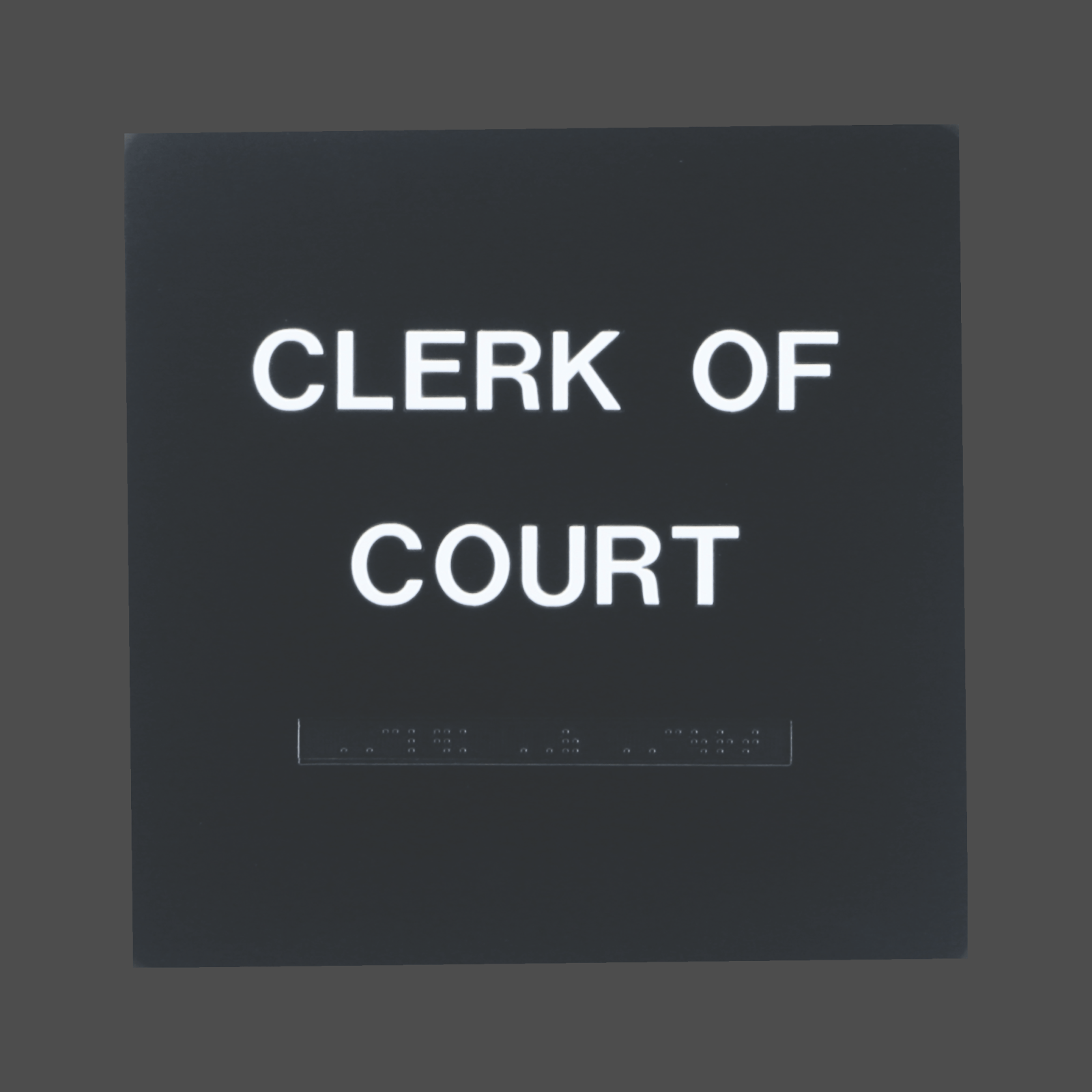 10" x 10" Plastic ADA Wall Sign - Martin Awards