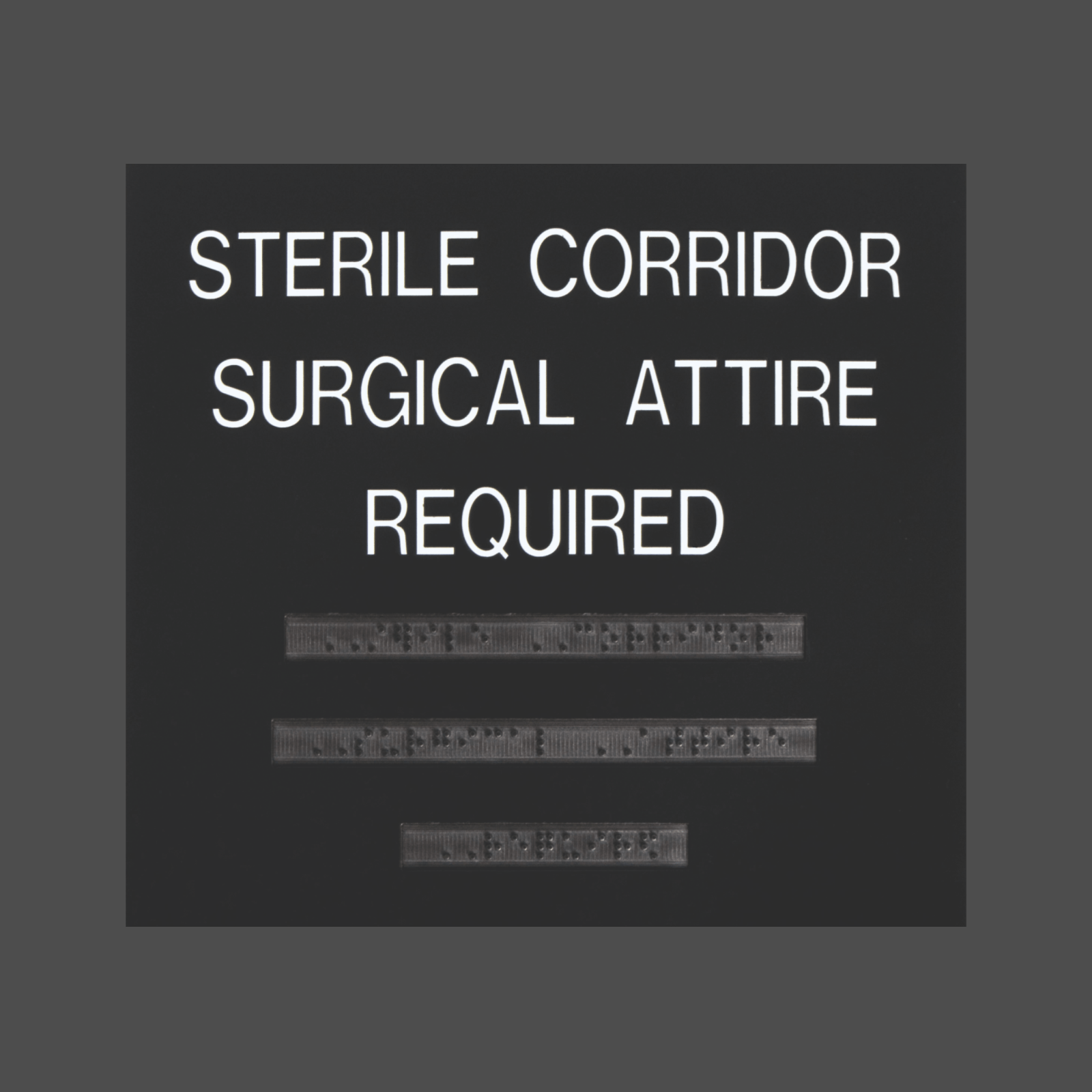 Practical Plastic ADA Wall Sign - Martin Awards