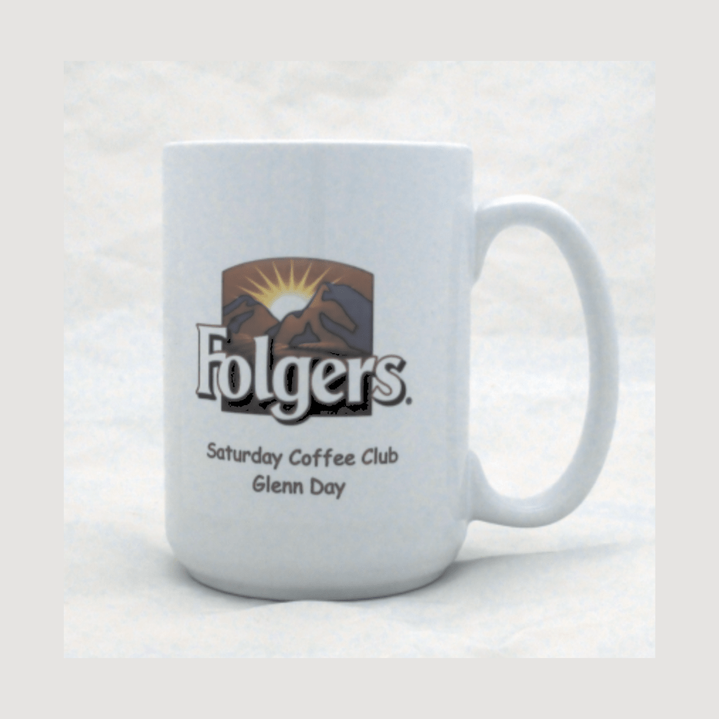 15 oz. White Full Color Sublimatable Ceramic Mug - Martin Awards