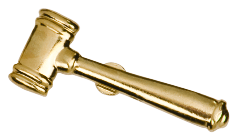 Gavel Lapel Pin - Martin Awards